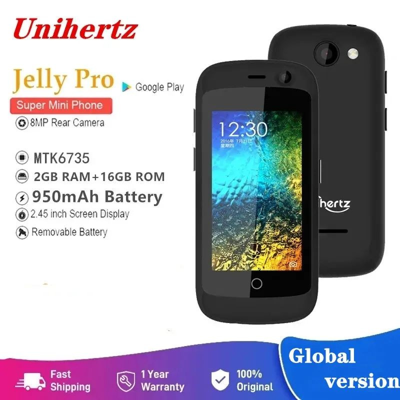Смартфон Unihertz jelly pro 16 ГБ 2 ГБ Черный 2.45 IPS jelly купить c доставкой на OZON по ...