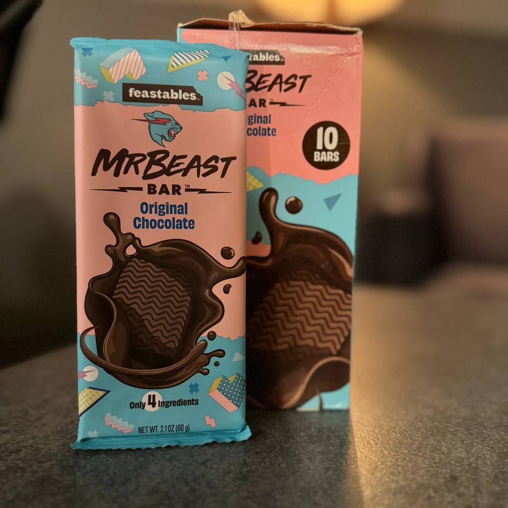 Шоколад от Mr.Beast Feastables Original - купить с доставкой по ...