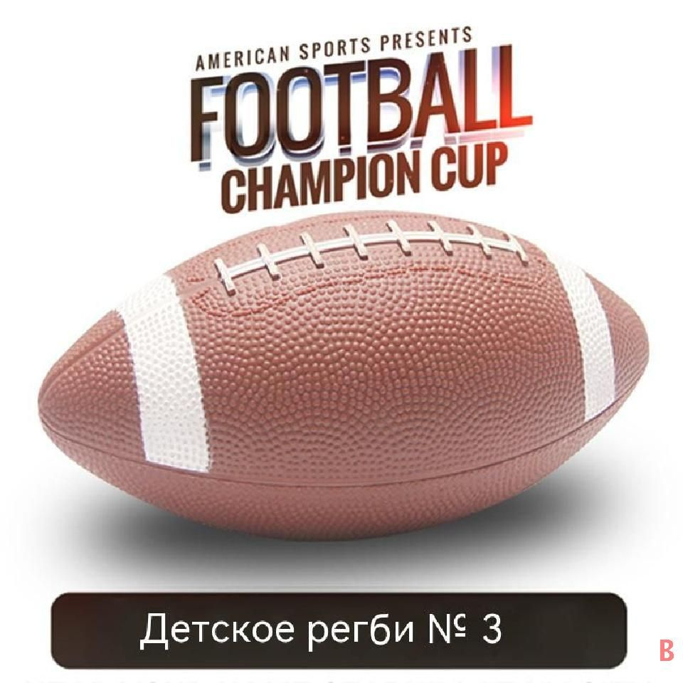 Мяч для американского футбола 283100935D864B7BAA6F701C6353CFA4, 3 ...
