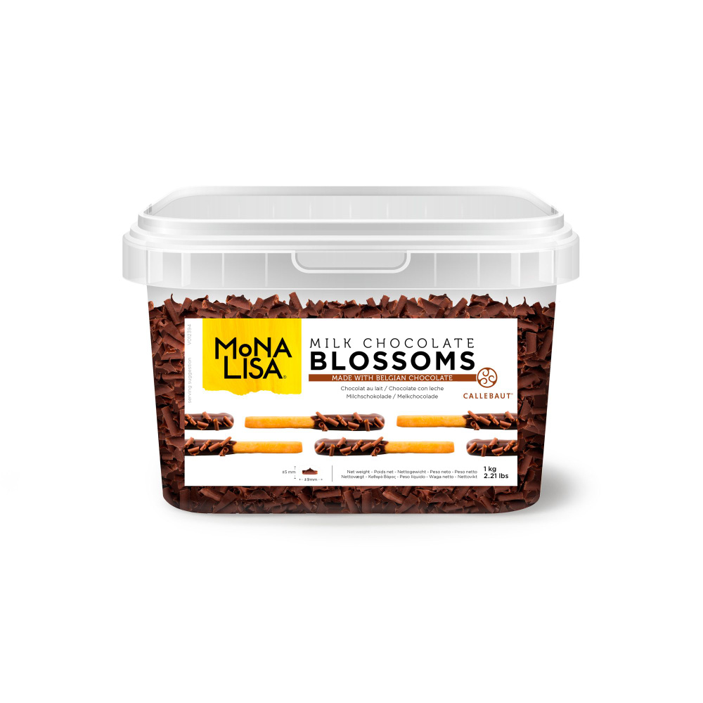 Шоколадная стружка молочная Blossoms Milk MoNa Lisa 1 кг купить на OZON ...