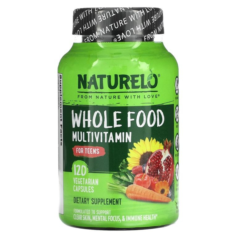 NATURELO, Мультивитамины для подростков, Whole Food Multivitamin for ...