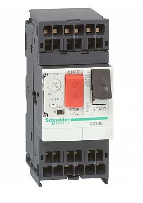 Автоматический выключатель защиты двигателя TeSys GV2 с комбинированным ...