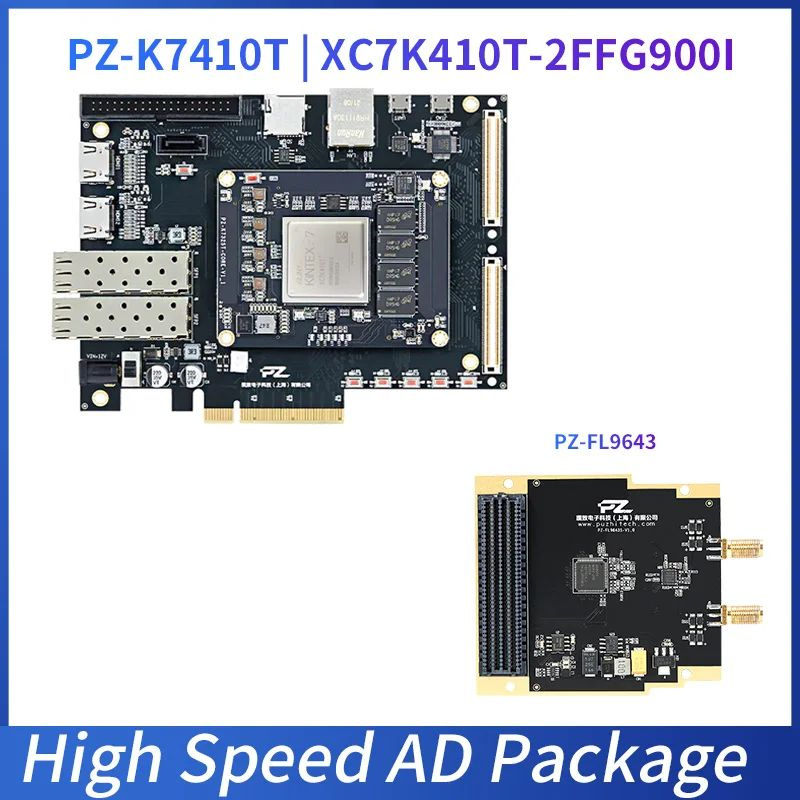 PuZhi PZ-K7410T-KFB Оценочный комплект Xilinx Kintex-7 410T Плата разработки FPGA XC7K410 PCIE ...