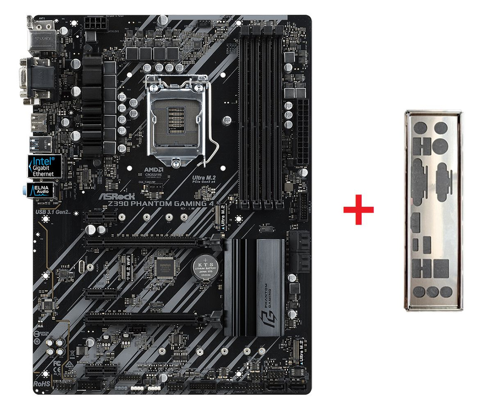 Материнская плата ASRock Z390 Phantom Gaming 4 купить по низкой цене с ...