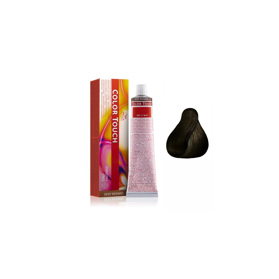 Wella Color Touch 4/71 - Тонирующая краска без аммиака шатен коричнево ...