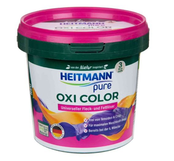 Пятновыводитель универсальный Heitmann Oxi Color, 500 г - купить с ...