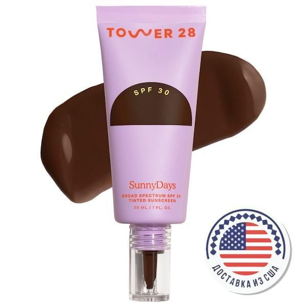 Пудра Tower 28 Beauty SunnyDays SPF 30 Tinted Sunscreen Foundation ...