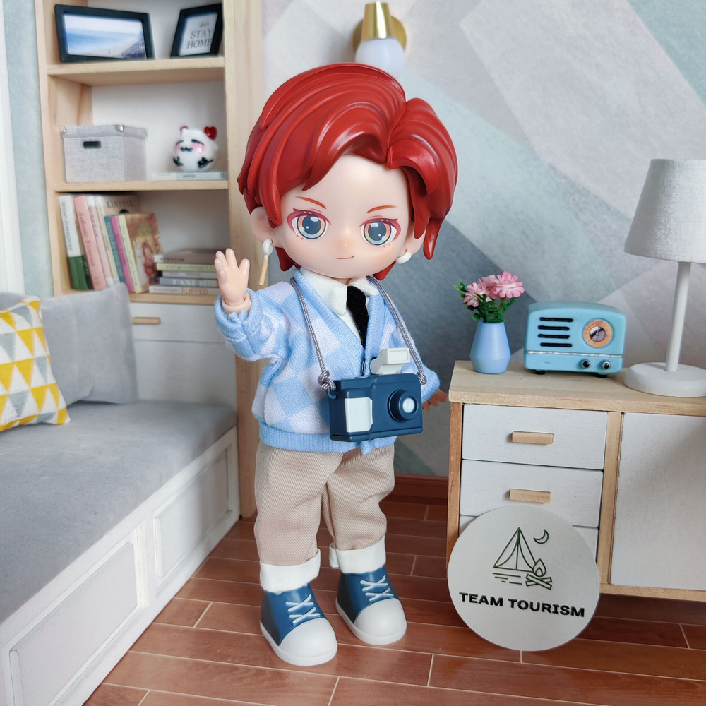 Кукла BJD 1/12 шарнирная Simontoys PEETSOON (Art Student) аниме с ...