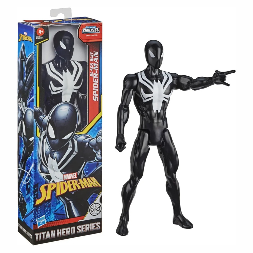 Фигурка человека паука, супергерои Марвел Marvel Black Suit Spider-man ...