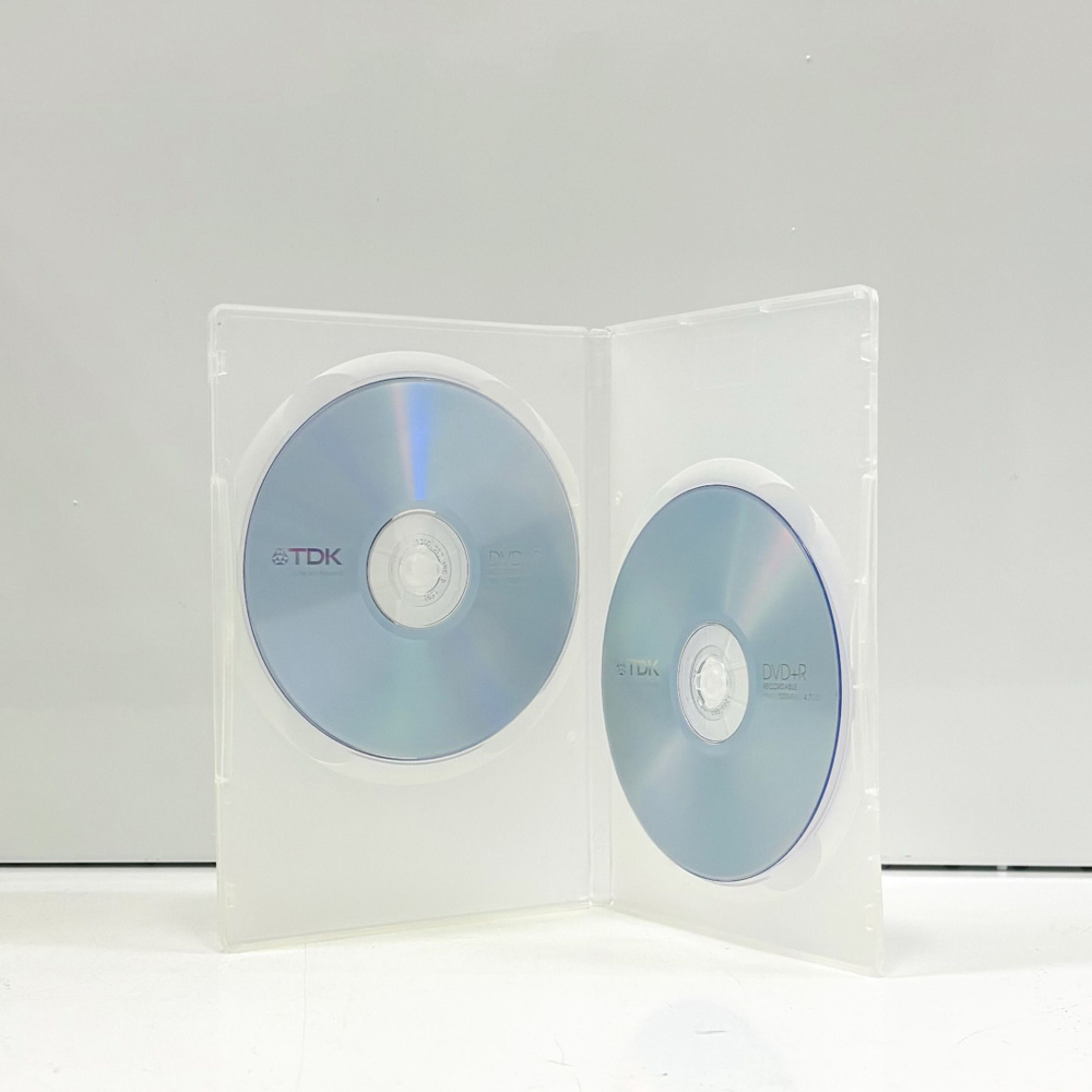 2 диска TDK DVD+R в одном двойном боксе, 4.7GB, 16x, 10 шт (20 дисков и ...