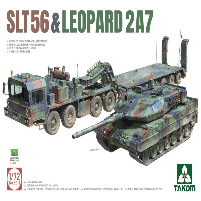 TAKOM 5011 1/72 slt56 & Леопард 2a7 Модель танка - купить с доставкой по выгодным ценам в ...