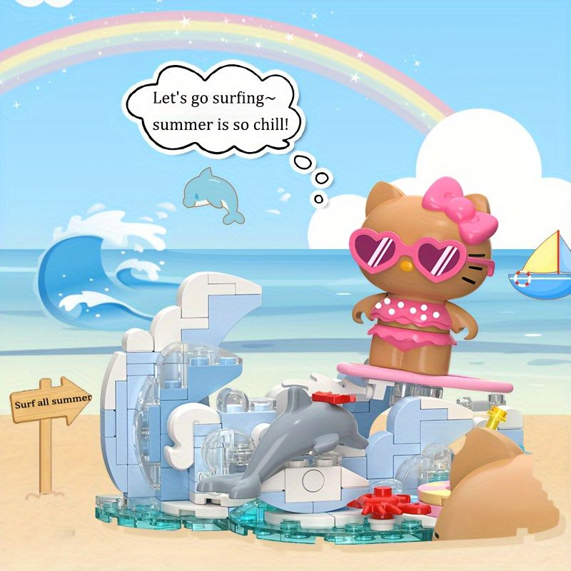 Top Toy Sanrio Праздничная коллекция Marina HELLO KITTY Строительные блоки Building Blocks ...