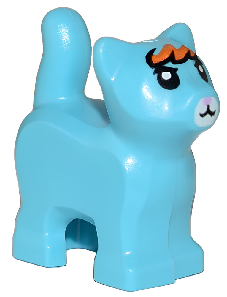 Кошка Lego Cat, Baby Kitten, Standing with Orange Fur, White Muzzle ...