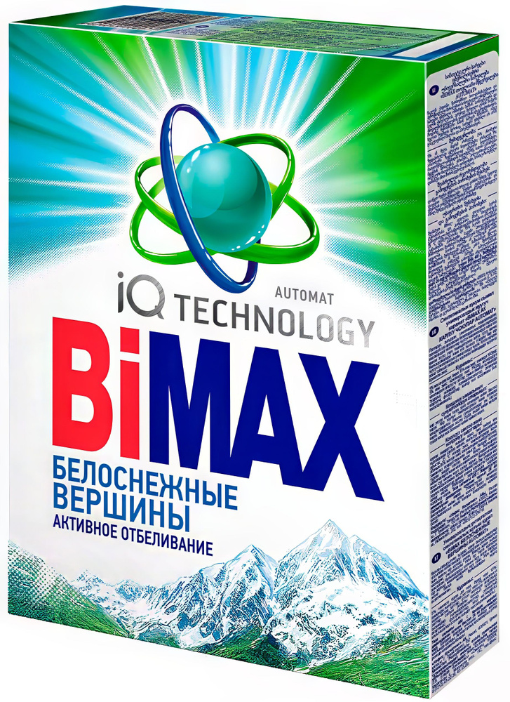 Порошок BiMAX Белоснежные вершины Automat для стирки белья, 400 г купить на OZON по низкой цене ...