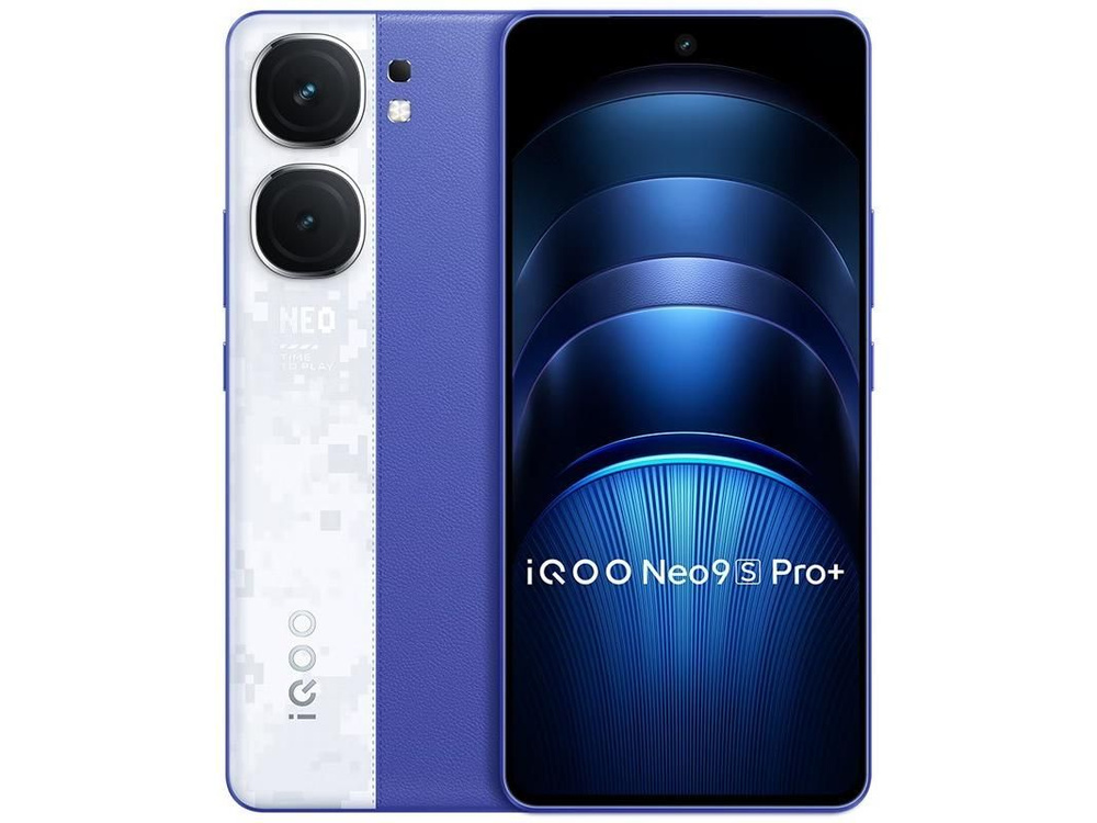 Смартфон IQOO vivo Neo9SPro+ 120W Super Fast Charge Gaming Chip Q1 Ultra Slim Blue Ocean Battery ...
