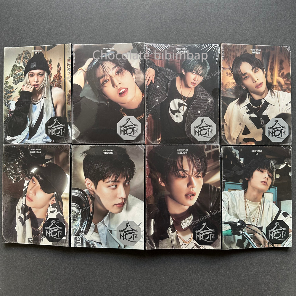 Альбом STRAY KIDS - SKZHOP HIPTAPE '(HOP)' ACCORDION 8 Version SET ...
