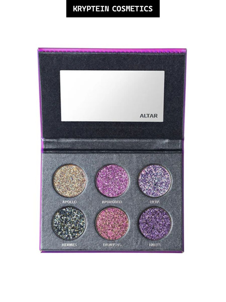 Палитра теней для век KRYPTEIN COSMETICS ,Перламутровый, хамелеон, 13 г ...