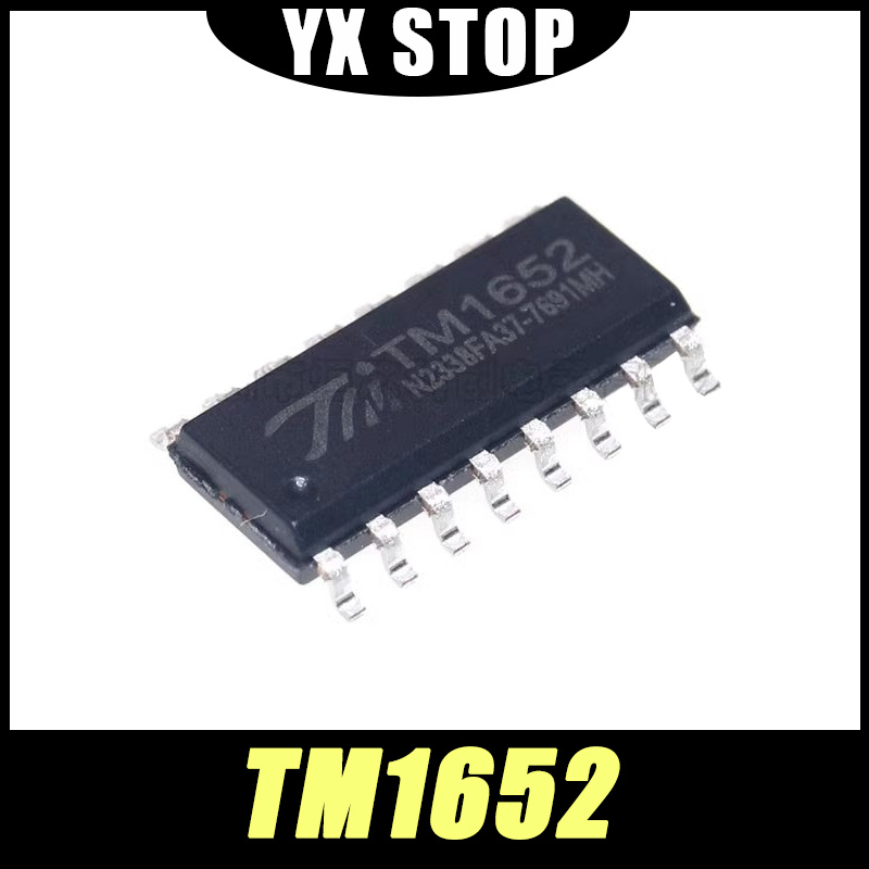 10шт TM1652 Управление приводом светодиодного цифрового лампового матрично-точечного экрана SOP ...