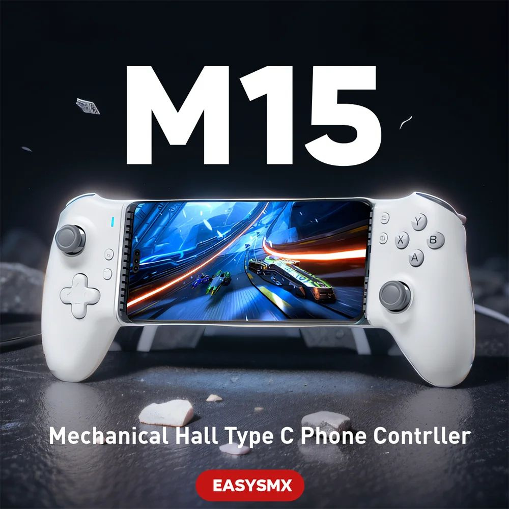 EasySMX M15 Type C Gamepad Мобильный контроллер механический зал. купить c доставкой на OZON по ...