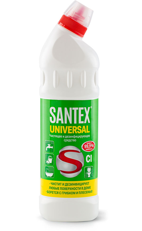SANTEX UNIVERSAL гель c хлором 750 г купить на OZON по низкой цене ...