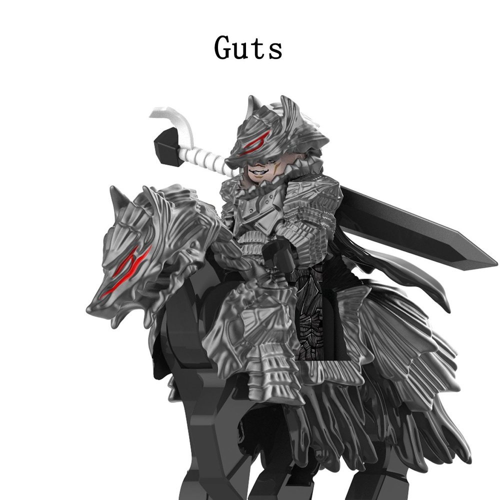 Набор минифигурки Гатс Берсерк / Guts Berserker Skeleton Knight ...