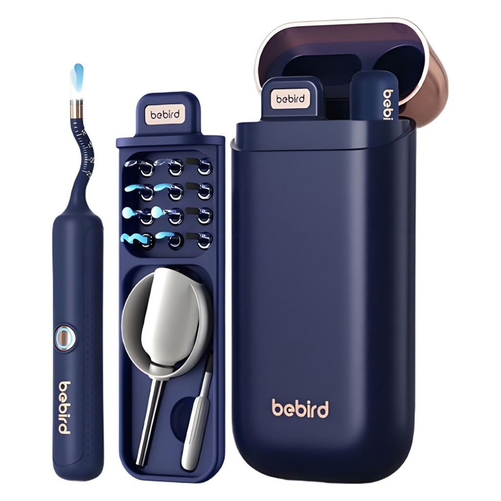 Косметологический аппарат Умная камера для чистки ушей Youpin Bebird EarSight Plus со съемным ...