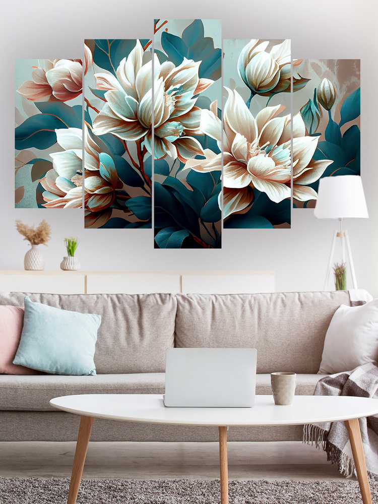 CHAROM Модульная картина, 140, 80х140, 5 модулей, купить на OZON по низкой цене (1602503070)