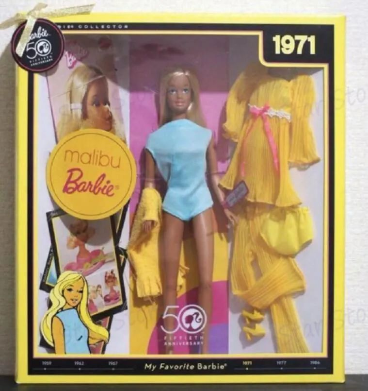 Barbie 1971 Malibu Doll Коллекционная кукла Малибу купить на OZON по ...