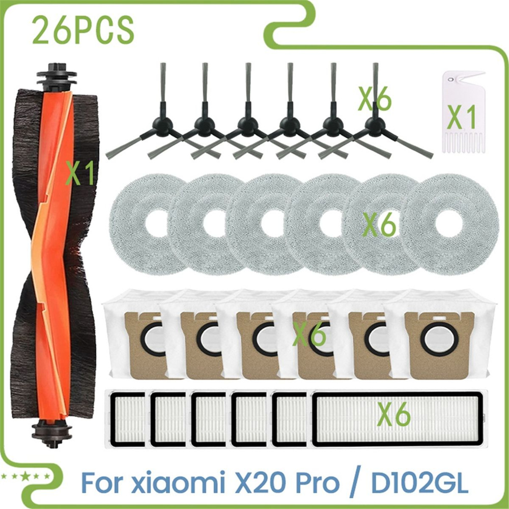 Для Xiaomi Robot Vacuum X20 Pro D102GL Аксессуары Для Пылесосов купить на OZON по низкой цене в ...