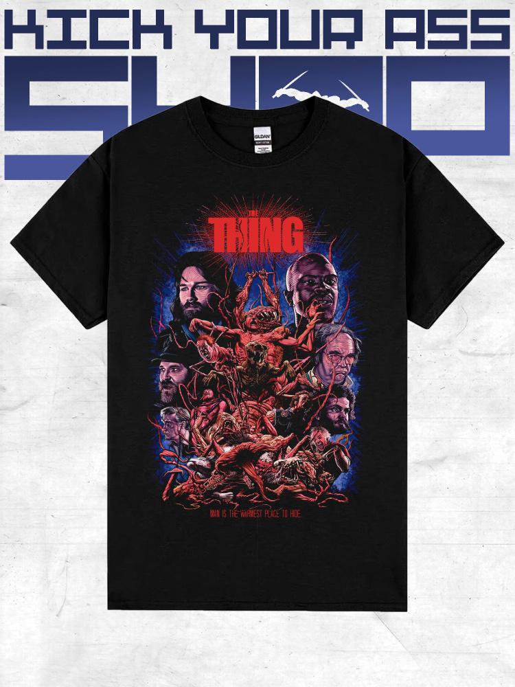 Футболка Мужской KICK YOUR ASS SHOP черный Короткий, размер 44, 46 ...