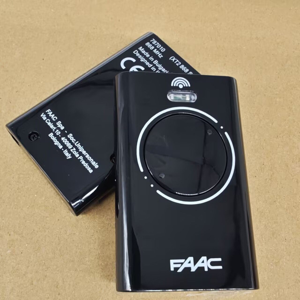 Пульт FAAC XT2 868 SLH LR черный для шлагбаумов и ворот купить на OZON ...