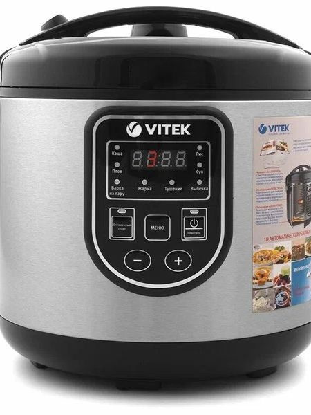 Мультиварка 5 литров Vitek VT-4278 , 8 режимов работы, Книга рецептов, Черная купить на OZON по ...