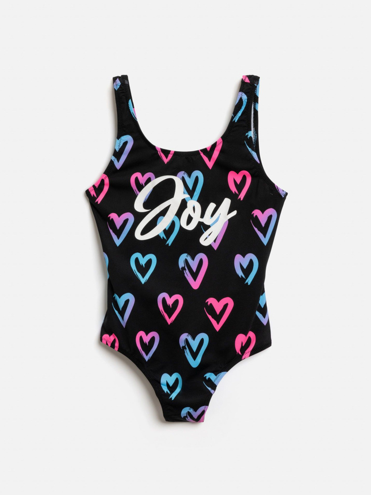 Купальник слитный Девочки Acoola черный, размер 146, 152 Плавание, Аквааэробика Китай Без ...