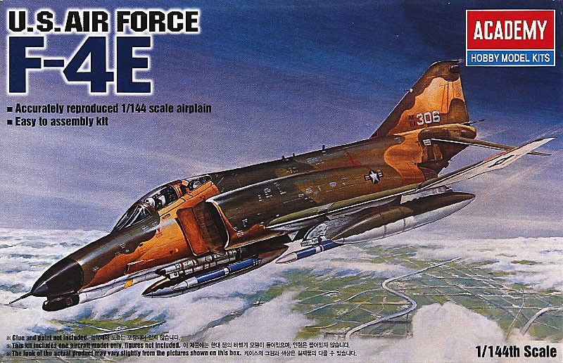 Academy 12605 1/144 F-4E Phantom II сборная модель самолета купить на ...