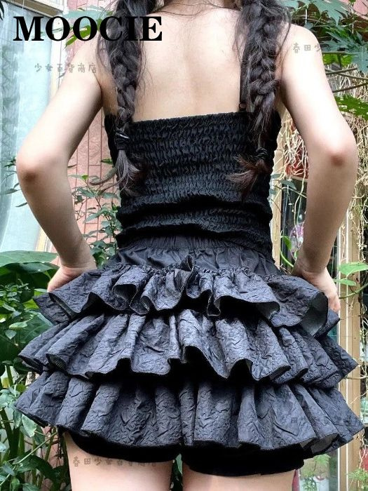 Юбка Женский MOOCIE черный Лавсан, размер 40 Лето купить c доставкой на OZON по низкой цене ...