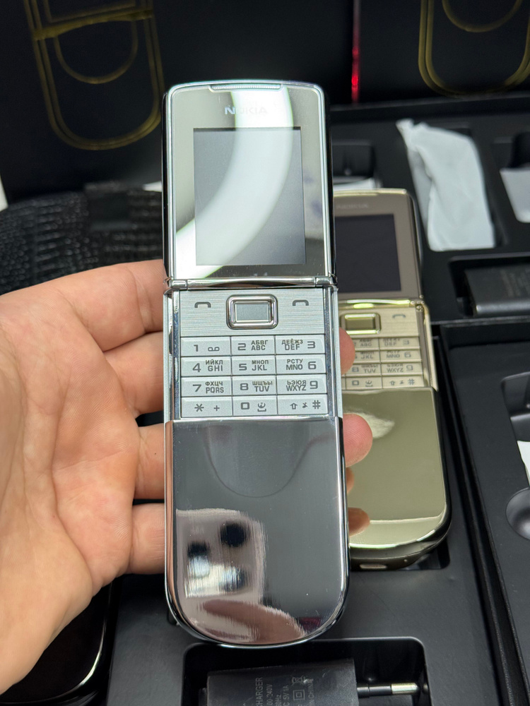 Мобильный телефон 8800 Sirocco, серебристый, хром купить на OZON по низкой цене (2632879032)