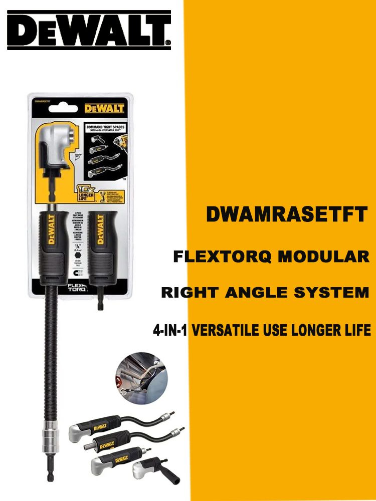 DEWALT 4 в 1 Съемный угловой адаптер для ударной отвертки Электрическая ...