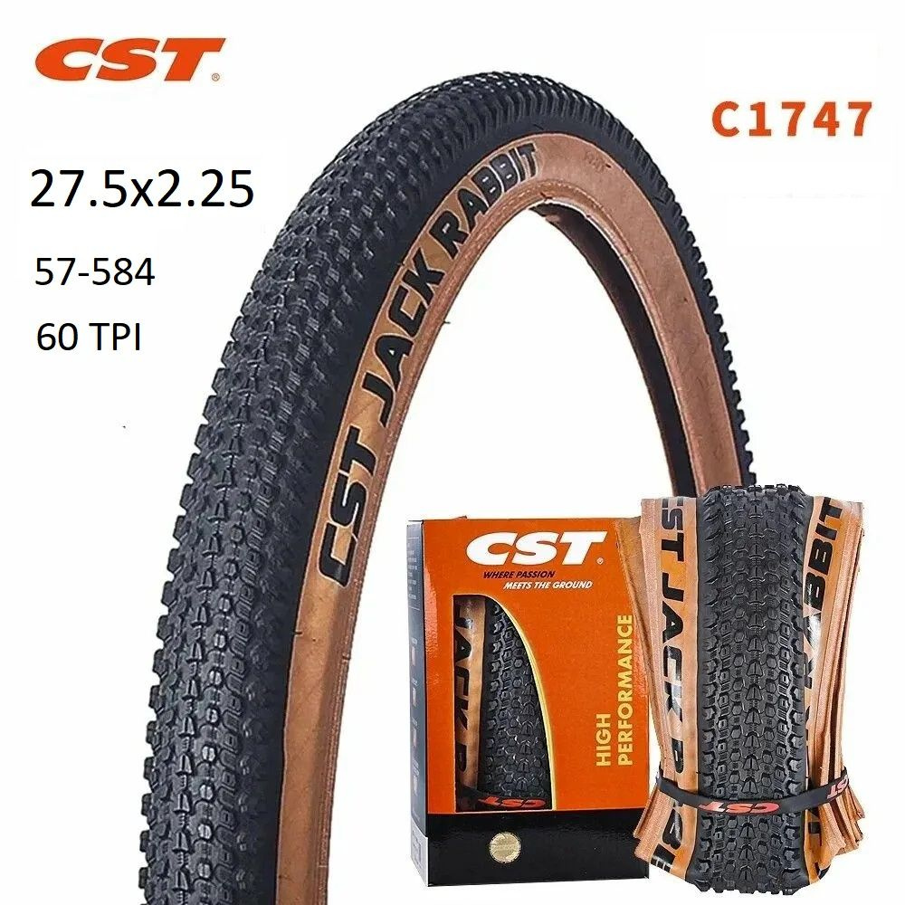 Покрышка для велосипеда 27.5"x2.25" CST Jack Rabbit C1747 кевлар, с ...