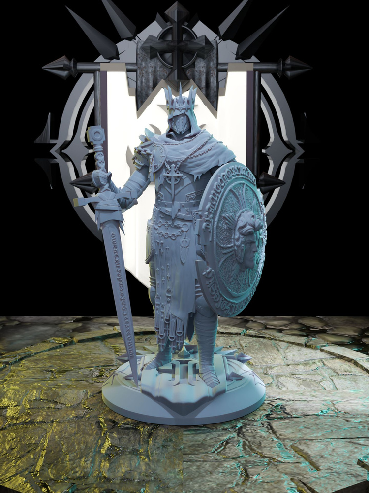 Миниатюра Фигурка RAID Shadow Legends - Siegfrund the Nephilim, Зигфрунд Нефилим 8,5см 1/24 ...