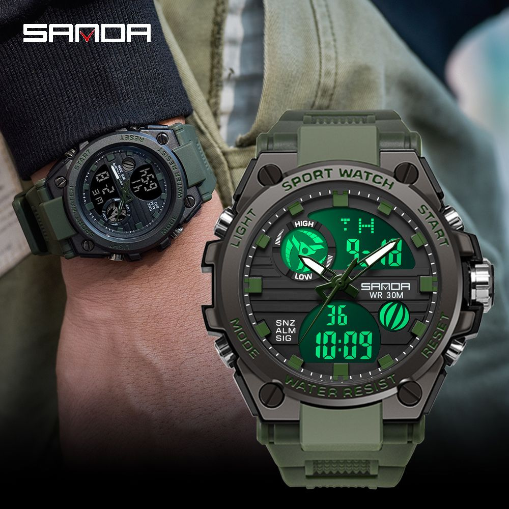 SANDA Часы наручные Кварцевые купить на OZON по низкой цене (2836386266)