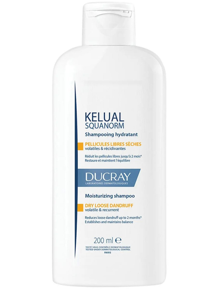 Ducray Шампунь от сухой перхоти Kelual Squanorm, 200 мл купить на OZON ...