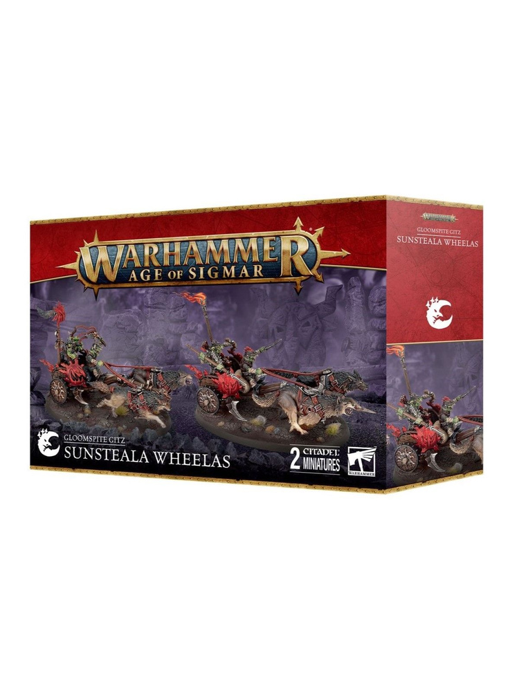 Миниатюры Warhammer Age of Sigmar: Gloomspite Gitz - Sunsteala Wheelas ...