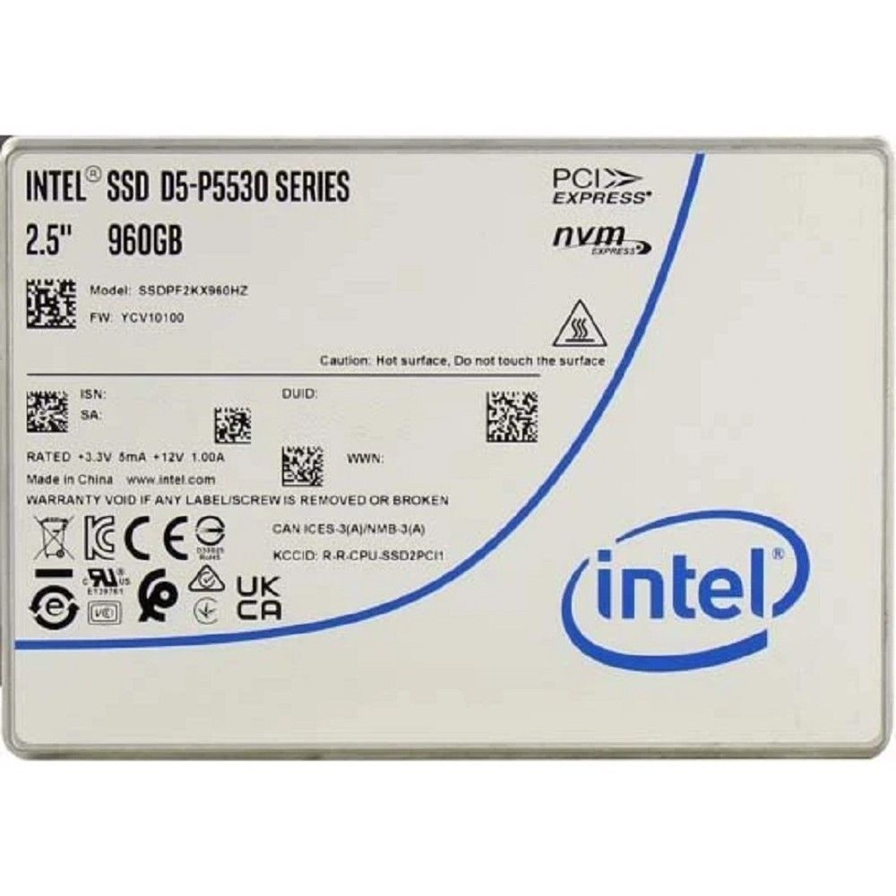 960 ГБ Внутренний SSD-диск Intel TLC 2D NAND SSDPF2KX960HZN1 ...