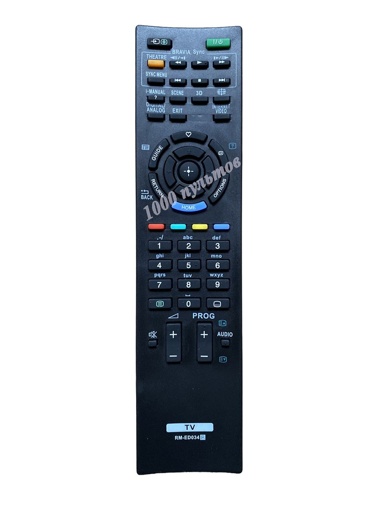 Пульт RM-ED034 для 3D телевизора Sony купить на OZON по низкой цене ...