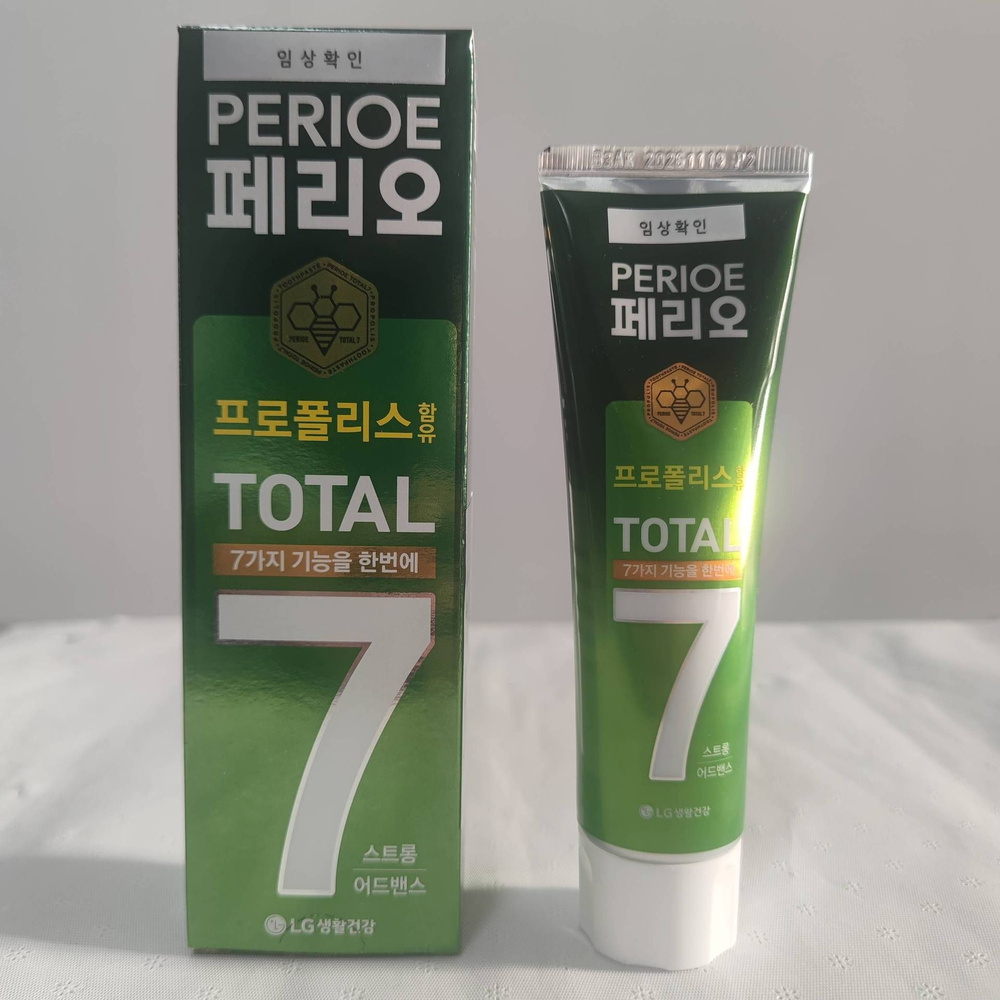 Корейская зубная паста LG PERIOE Total Care 7 в 1, комплексная защита и ...