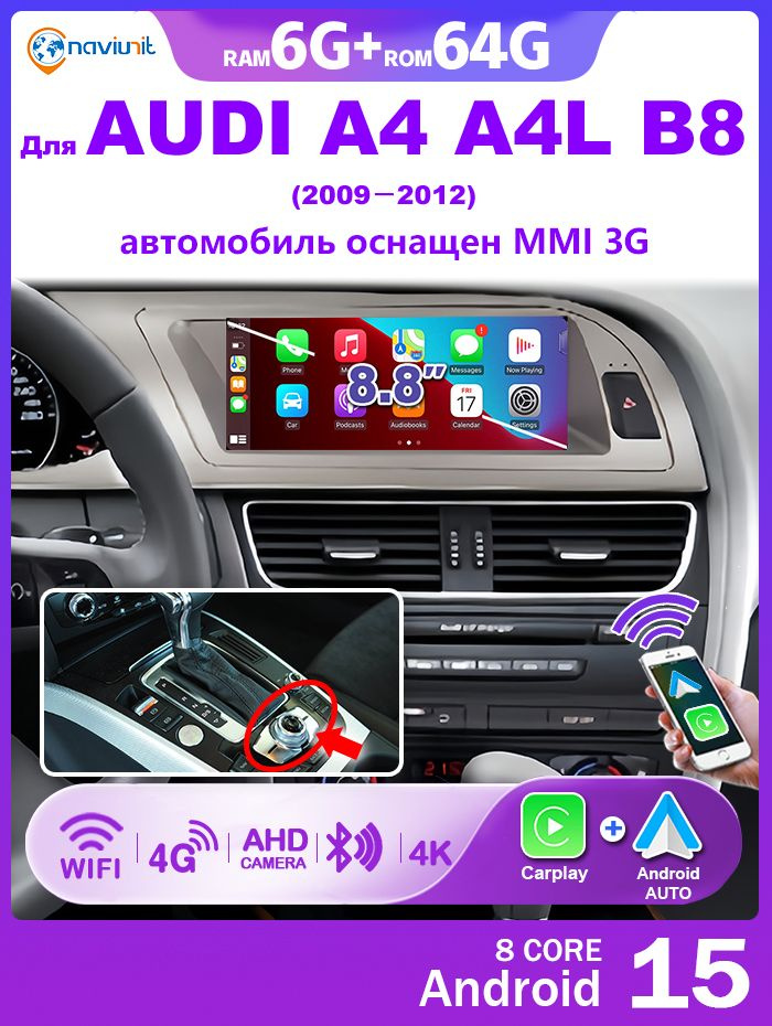 NAVIUNIT Устройство головное, 2 DIN, 6ГБ/64ГБ купить на OZON по низкой цене (3133215851)