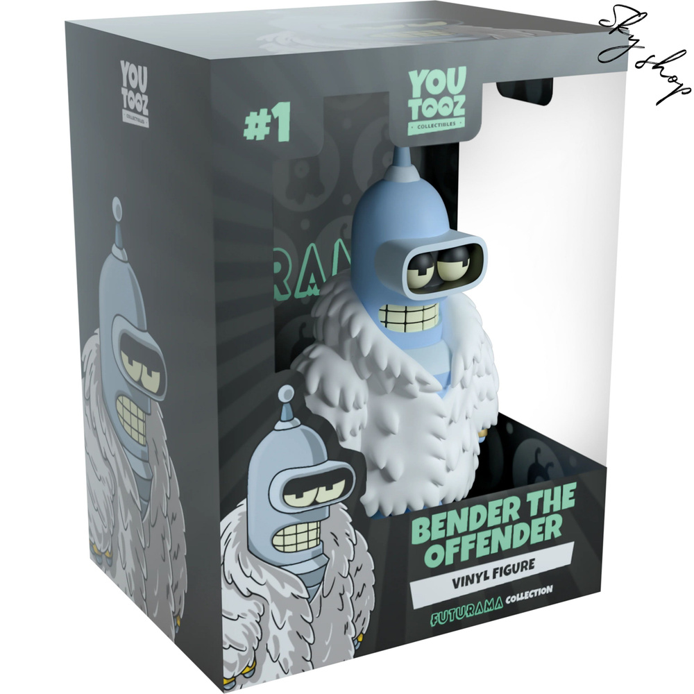 Youtooz фигурка,Futurama - Bender the Offender,Коллекционные игрушки ...