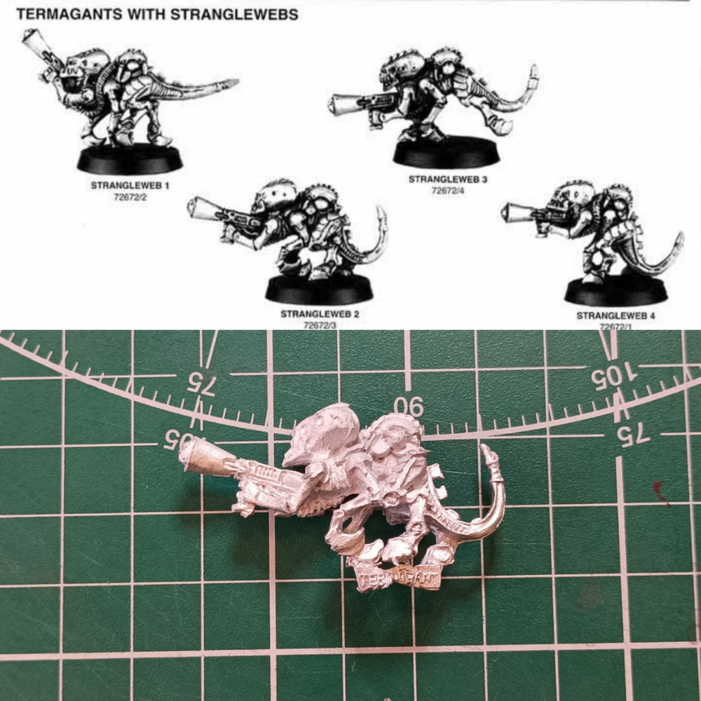 Tyranid Termagant w/Strangleweb 2 (2ed) Warhammer 40000 миниатюра ...