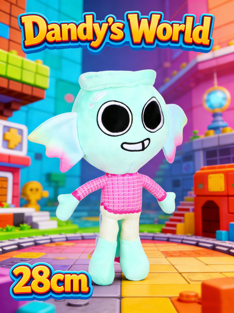 Мир Денди Мягкая Игрушка 28CM/Roblox/dandys world plush купить на OZON ...
