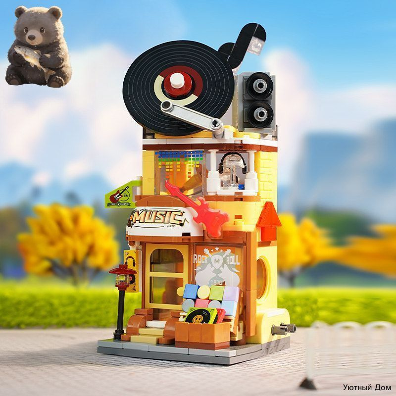 Keeppley city corner model Детский подарок Конструктор купить на OZON ...